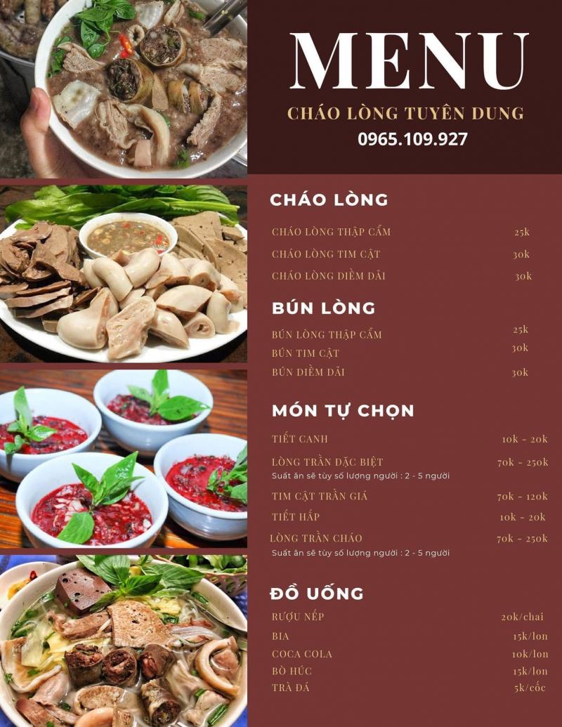 Top 5 Quán cháo lòng ngon nhất Quận Hà Đông, Hà Nội - Toplist.vn