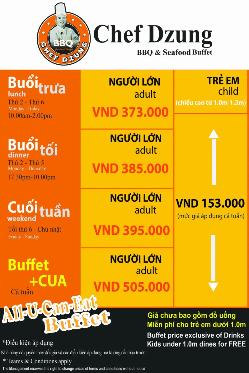 Top 6 nhà hàng buffet hải sản ngon nhất ở Hà Nội - Toplist.vn