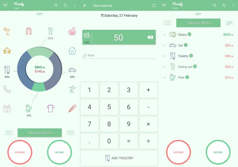 Monefy Budget Manager And Expense Tracker App